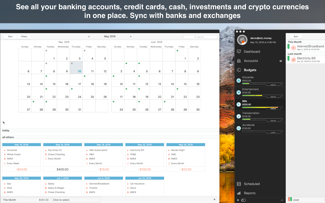 MoneyWiz on Setapp | Personal finance manager